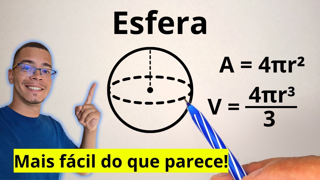 TODAS AS FÓRMULAS DE ESFERA EM UMA ÚNICA AULA! - Enem Descomplicado